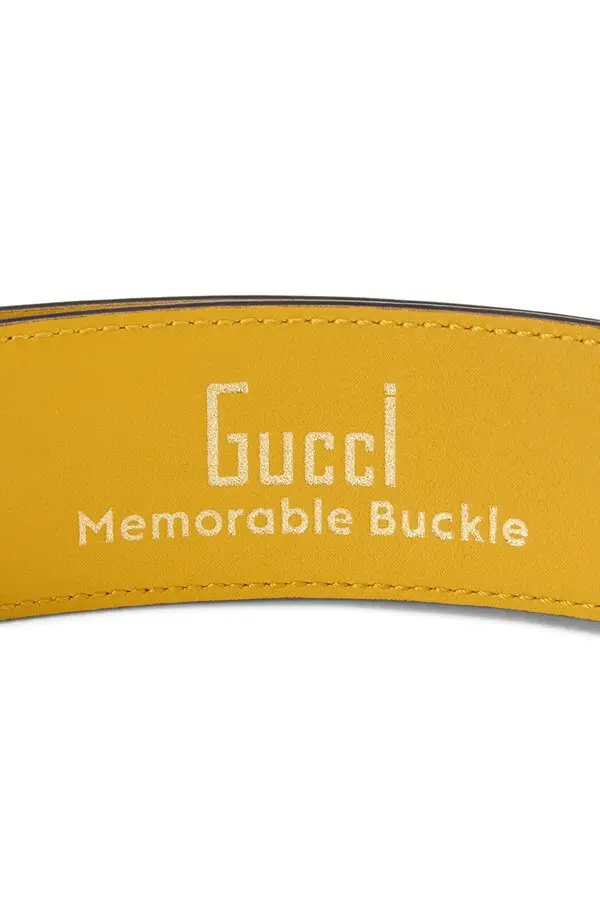 Gucci Multicolor G Memorable Buckle Belt 100