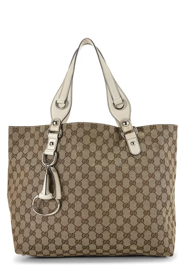 Gucci Original Gg Icon Bit Tote - Beige