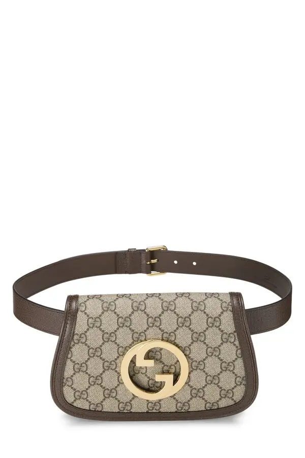 Gucci Gg Supreme Blondie Belt Bag - Beige