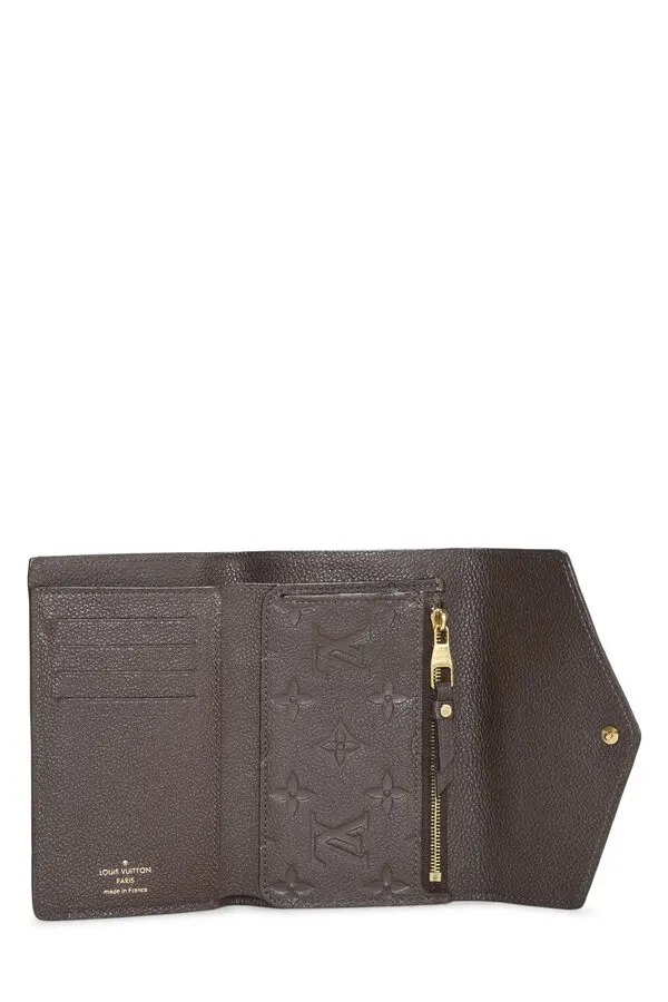 LOUIS VUITTON Monogram Empreinte Compact Curieuse