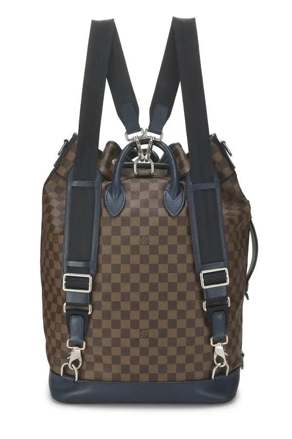 LOUIS VUITTON Navy Damier Ebene Sac Marin