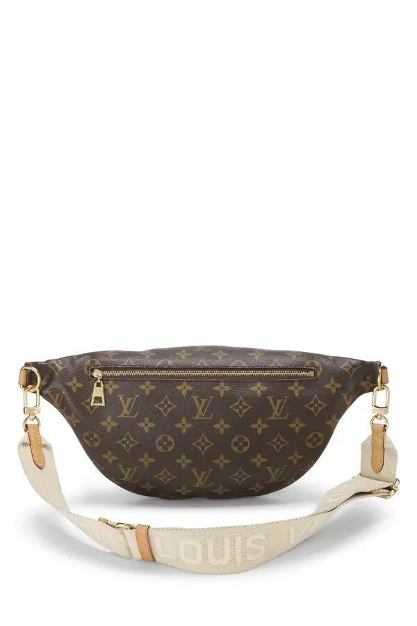 LOUIS VUITTON Monogram Canvas High Rise Bum Bag