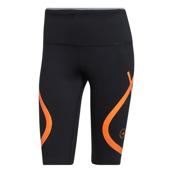 Adidas By Stella Mccartney Truepace Running Tights - Black/orange
