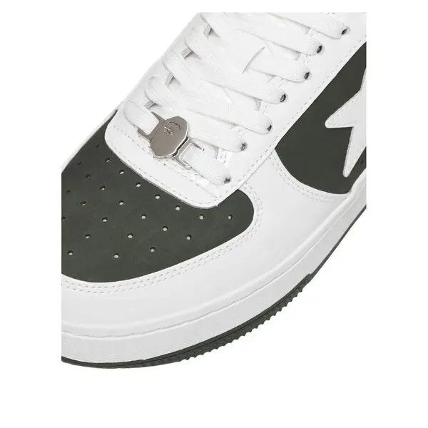 A BATHING APE Sta #6 Sneakers - Olive/white