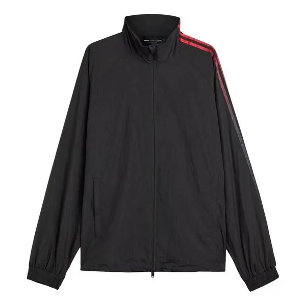 Adidas X Y-3 Gradient 3 Stripes Nylon Track Jacket - Black