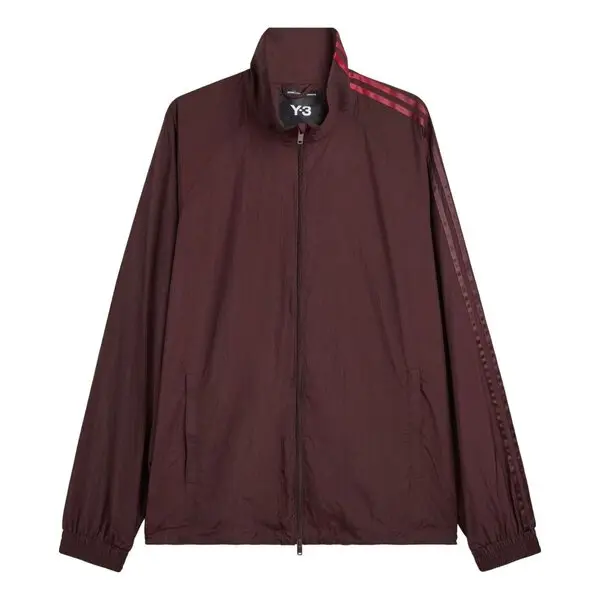 Adidas Y-3 Gradient 3 Stripes Nylon Track Jacket - Night Red