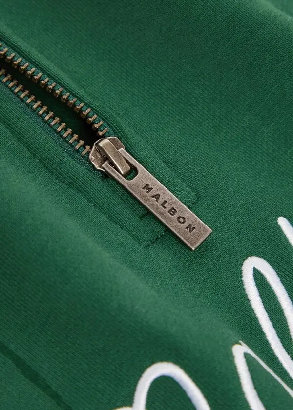 MALBON Ridge Logo Hooded Stretch-shell Anorak Jacket