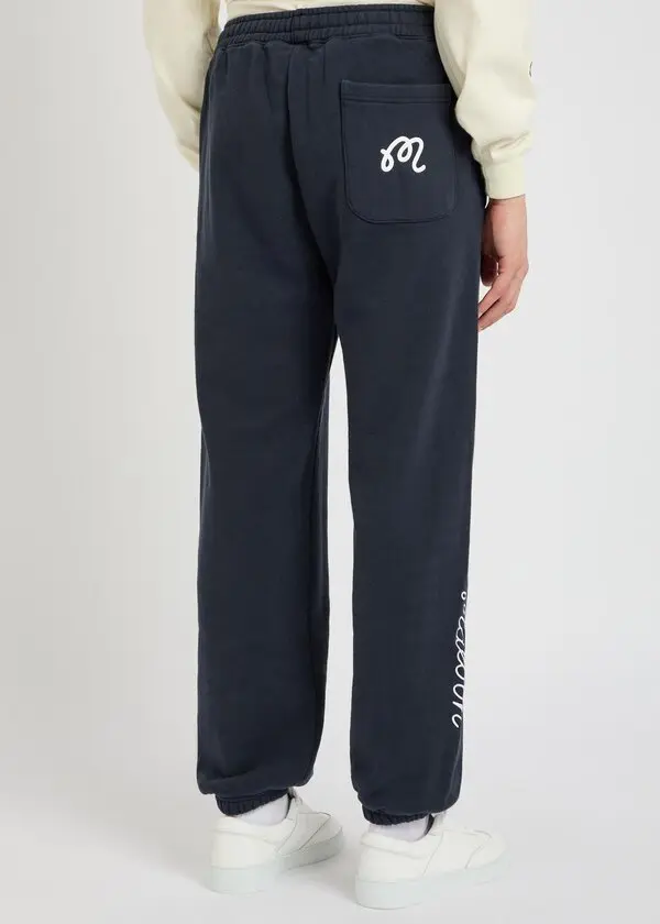 MALBON Clubhouse Logo Cotton Sweatpants