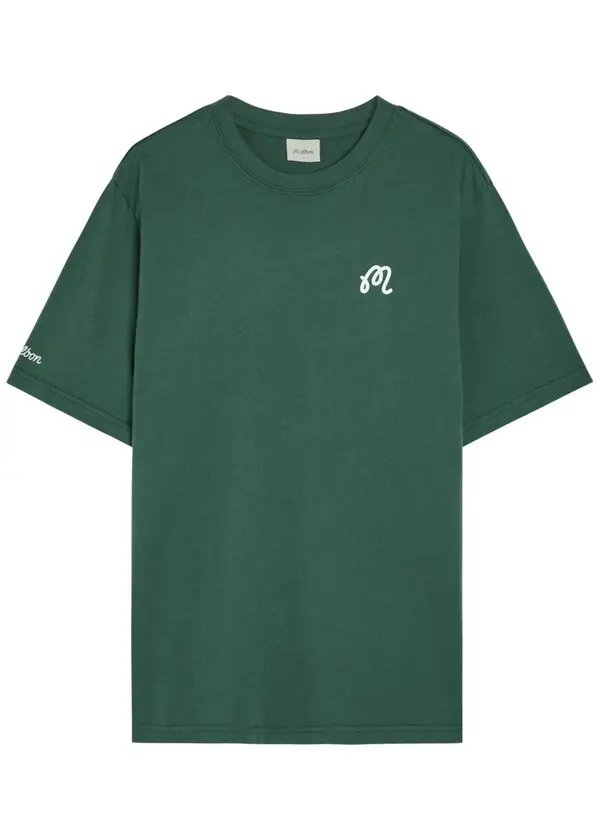 MALBON Bermuda Logo-print Cotton T-shirt