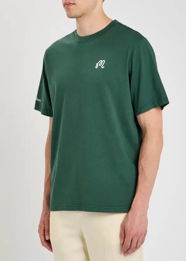 MALBON Bermuda Logo-print Cotton T-shirt