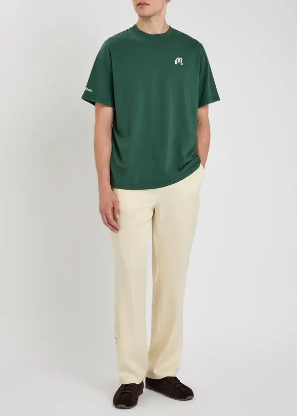 MALBON Bermuda Logo-print Cotton T-shirt