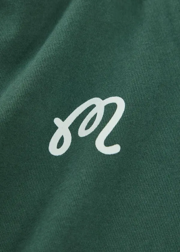 MALBON Bermuda Logo-print Cotton T-shirt