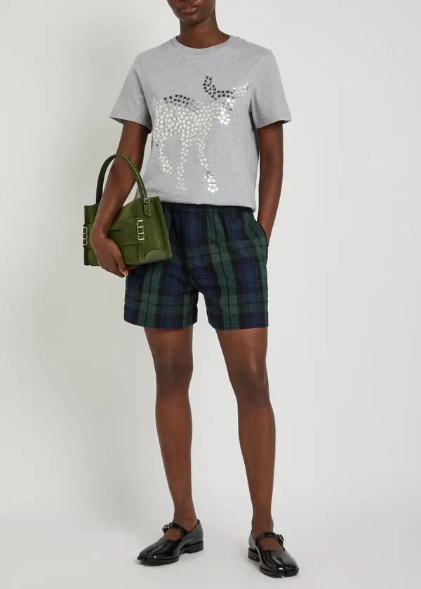 JW Anderson Plaid Seersucker Shorts