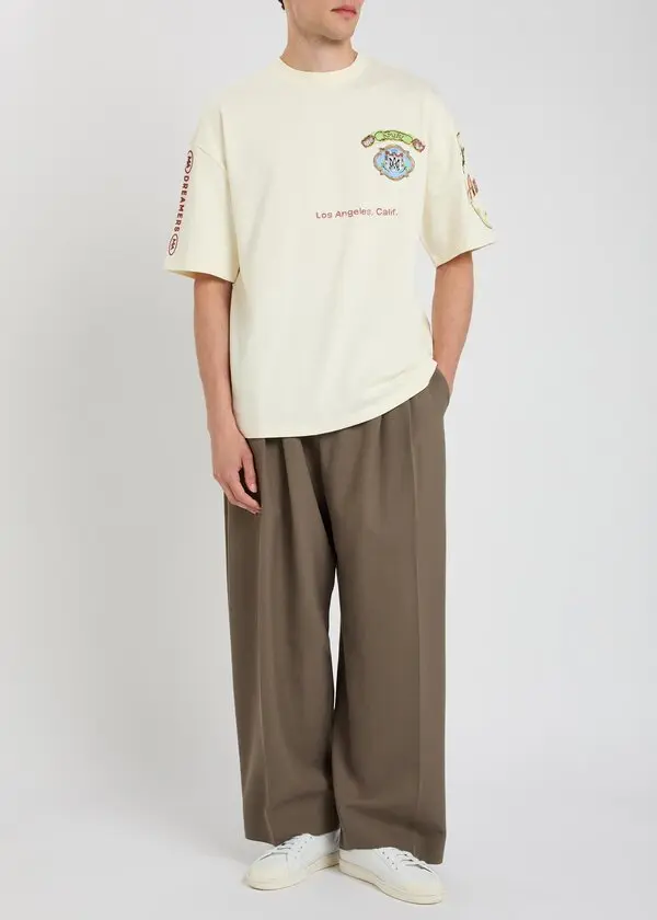 Amiri Vista Hj Skate Printed Cotton T-shirt - Ivory