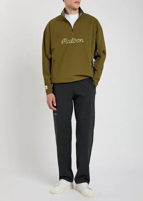 MALBON Performance Logo Stretch-nylon Trousers