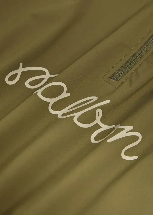 MALBON Tour Divot Logo Camouflage Half-zip Stretch-jersey Jacket