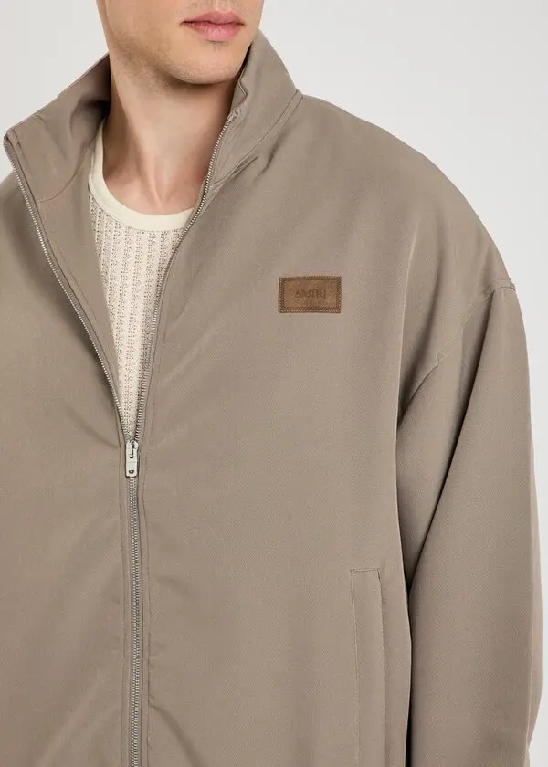 Amiri Logo-appliquéd Cady Track Jacket