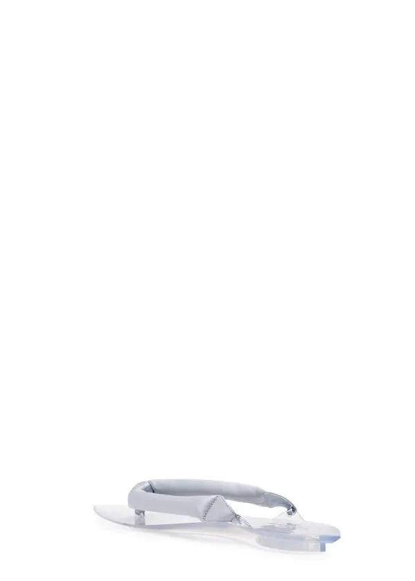 Alaïa Satin And Tpu Flip Flops