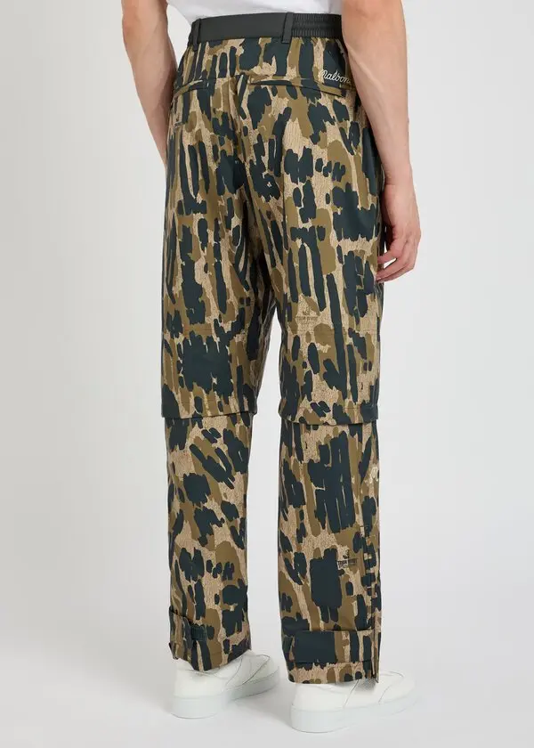 MALBON Tour Divot Camouflage-print Nylon Trousers