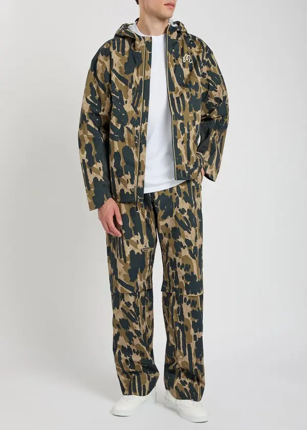 MALBON Tour Divot Camouflage-print Nylon Trousers