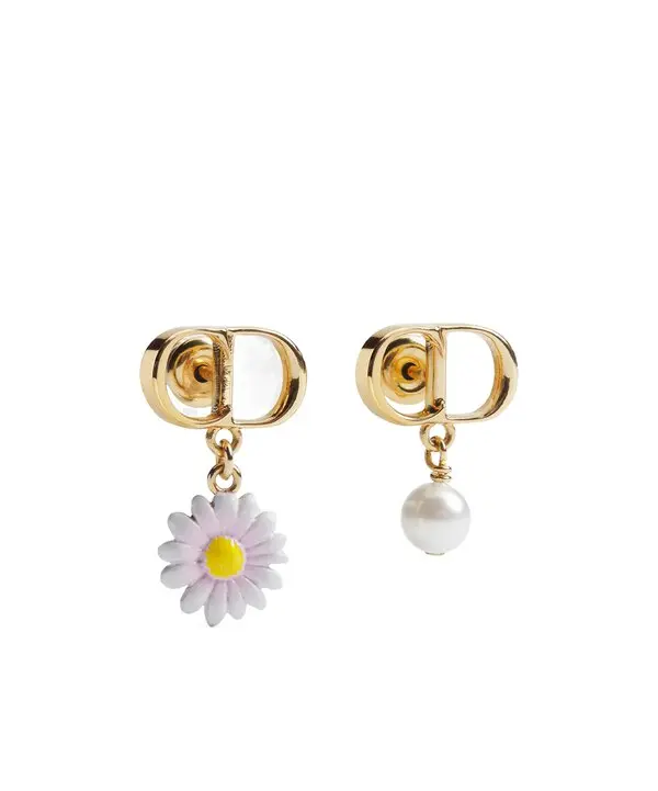 Dior Cd Garden Earrings - Multicolor