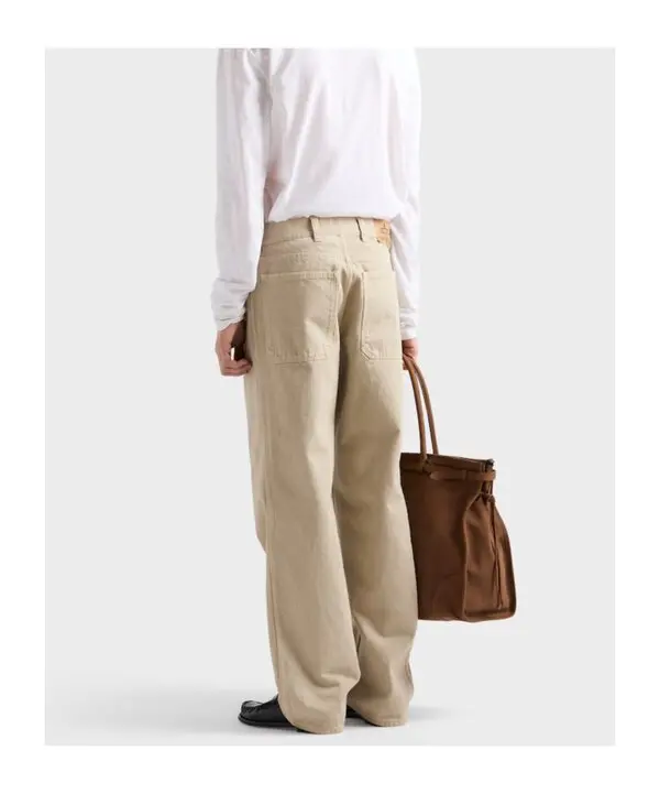 Prada Five-pocket Old Denim Jeans