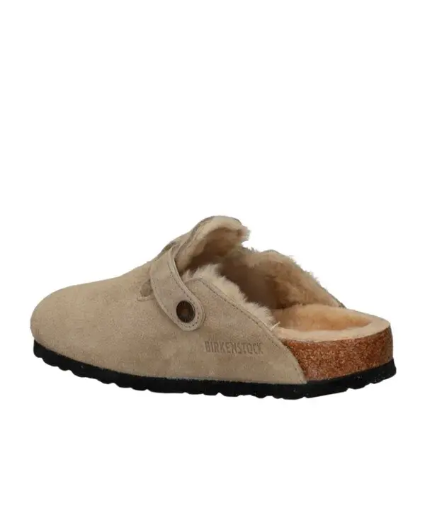 BIRKENSTOCK Boston Shearling Slip-on Mules