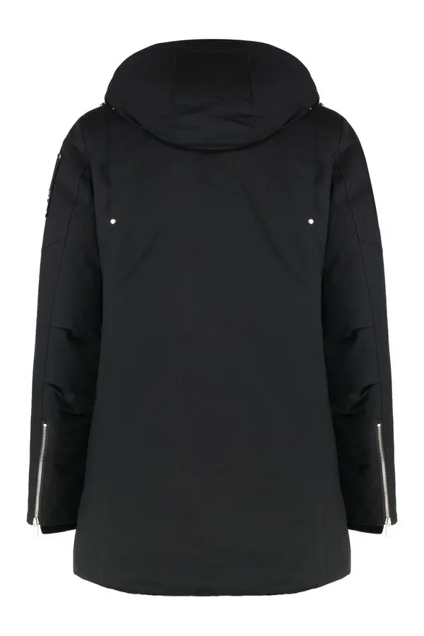 Moose Knuckles Logo-plaque Zipped Bomber Jacket