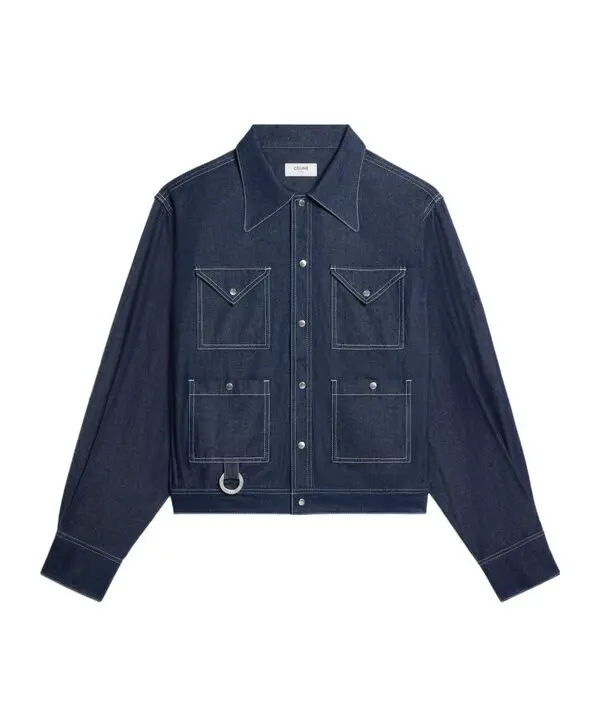 Celine Shirt In Cotton Denim