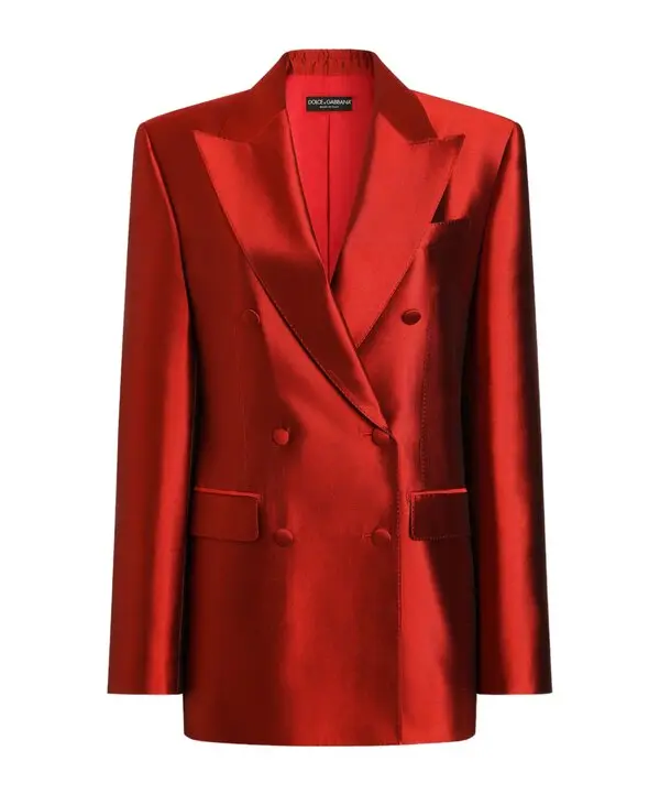 Dolce & Gabbana Double-breasted Mikado Jacket