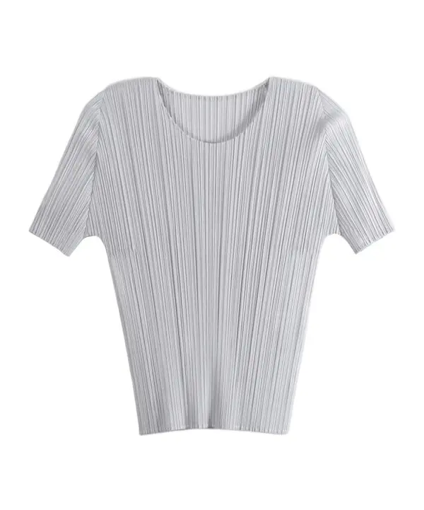 PLEATS PLEASE BY ISSEY MIYAKE Short-sleeved Crewneck T-shirt