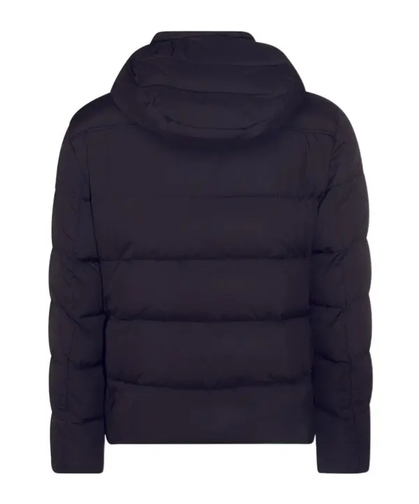 MOORER Hooded Quilted Down Jacket
