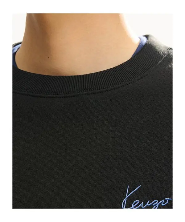 Kenzo Signature' Embroidered Sweatshirt In Cotton