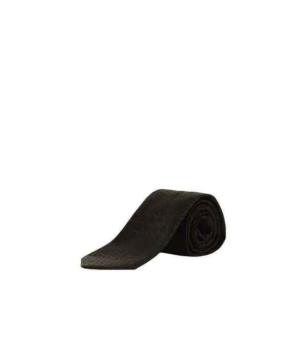 Emporio Armani Jacquard Pattern Pointed Tip Tie