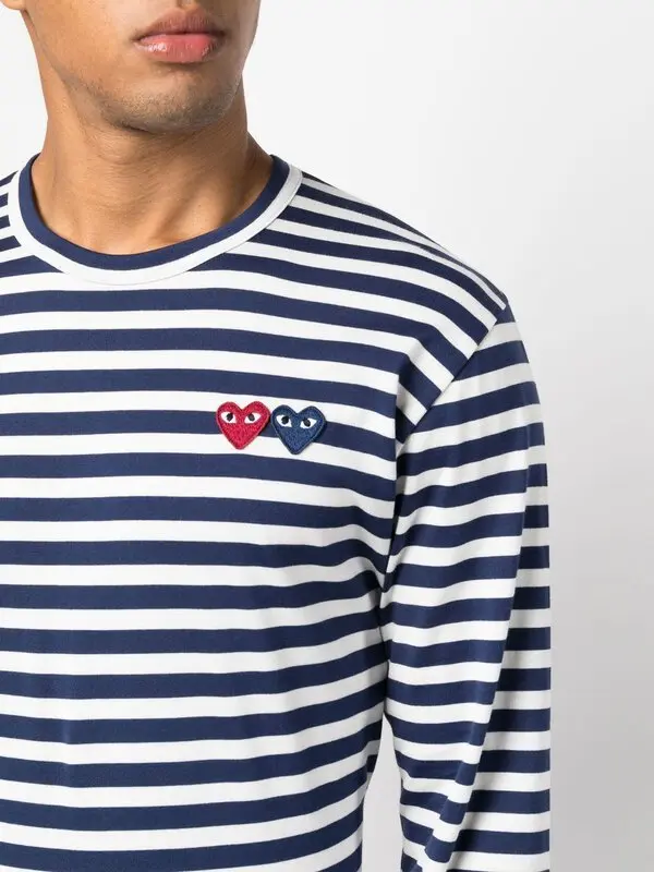 Play Comme Des Garcon Long Sleeved T-shirt