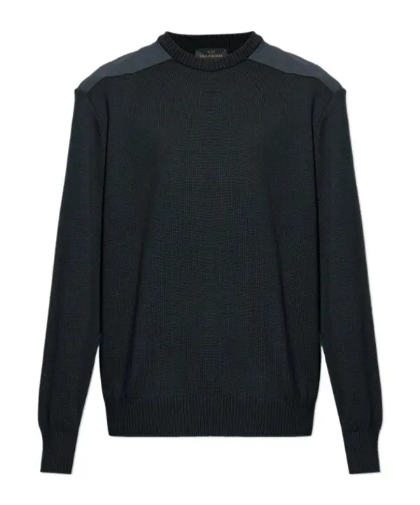 PAUL  SHARK Paul & Shark Wool Shoulder-patch Sweater