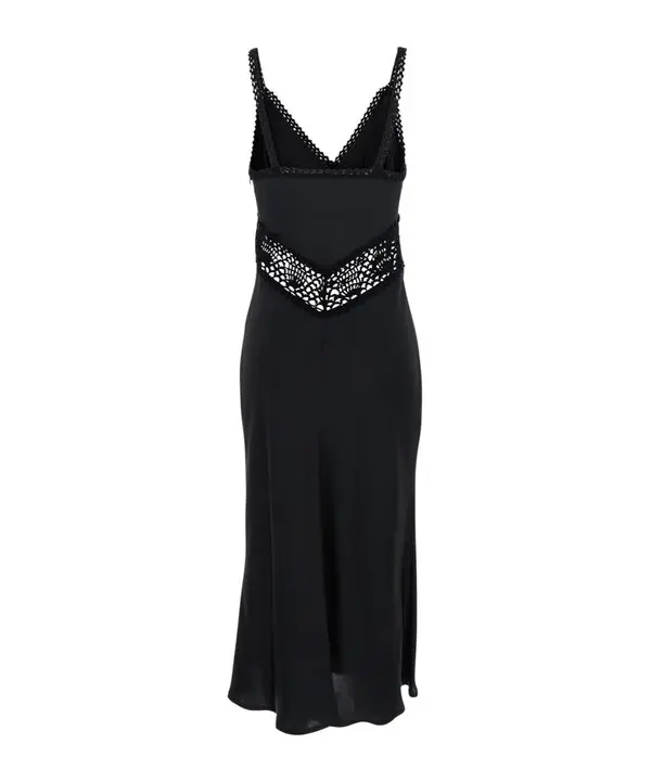 SEMICOUTURE Semi Couture Jacinta Long Dress With Crochet
