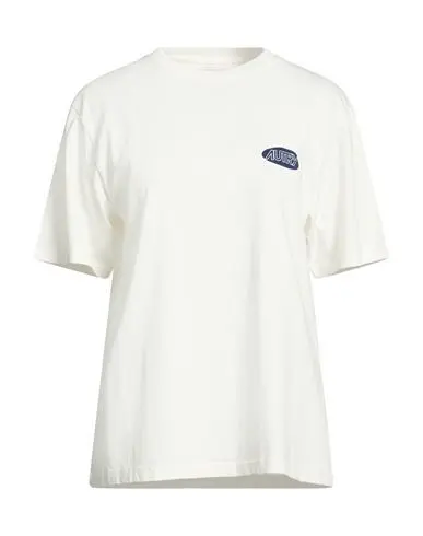 AUTRY Cotton Logo Print T-shirt - Ivory