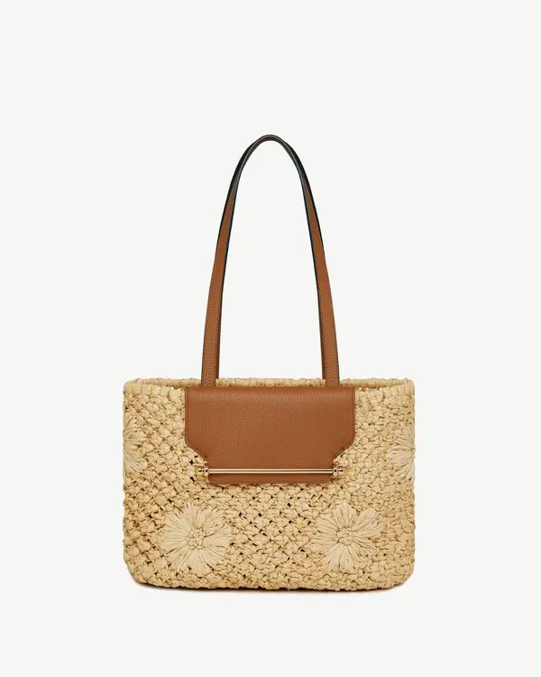 Strathberry Small Basket Bag - Brown