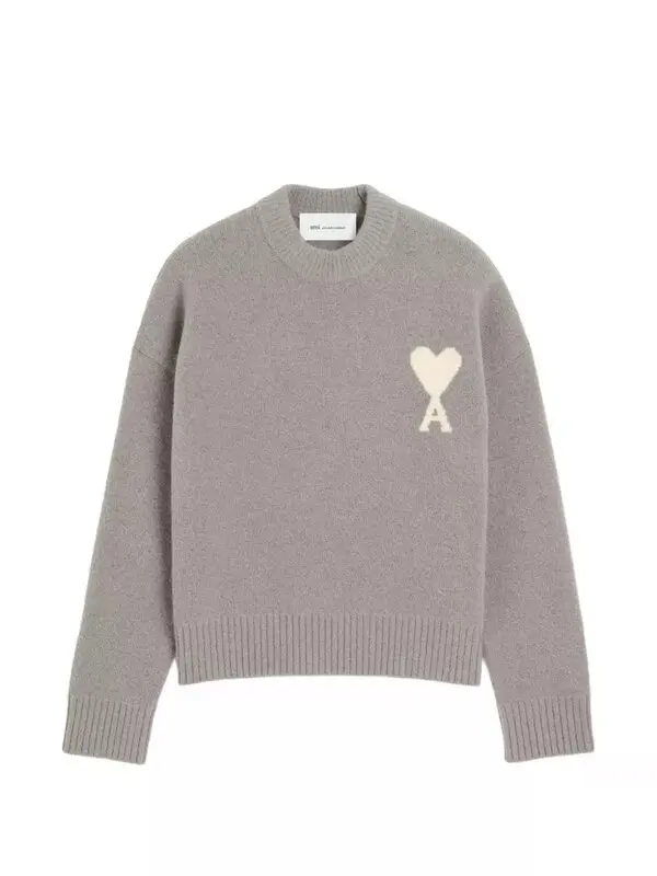 AMI Paris Crewneck Alpaca Sweater
