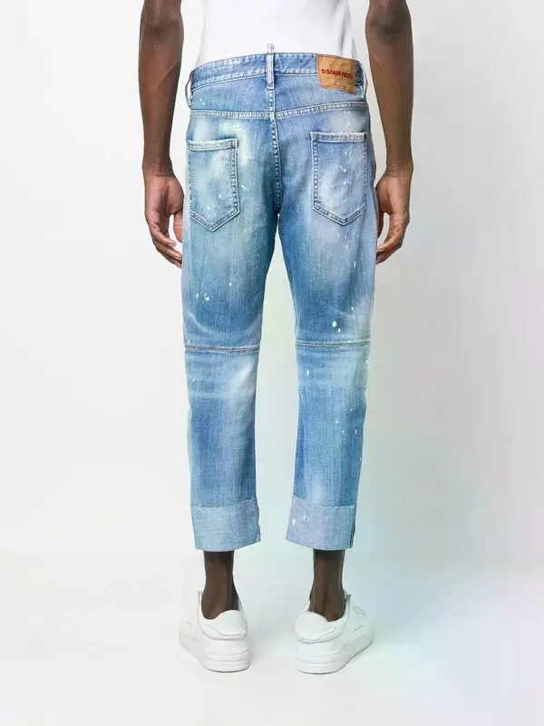 Dsquared2 Distressed Cropped Jeans