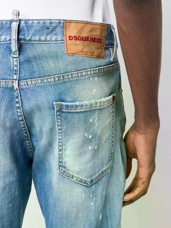 Dsquared2 Distressed Cropped Jeans