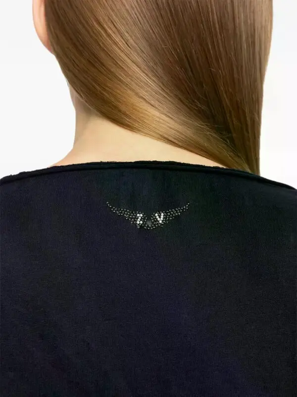Zadig&Voltaire Tuni Top With Strass Embellishment