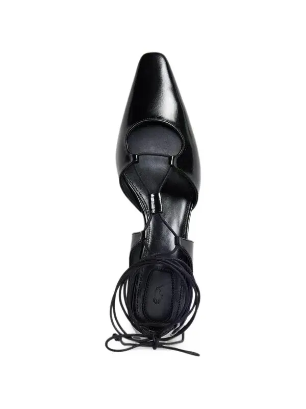 Polo Ralph Lauren Calf Leather Lace-up Pumps