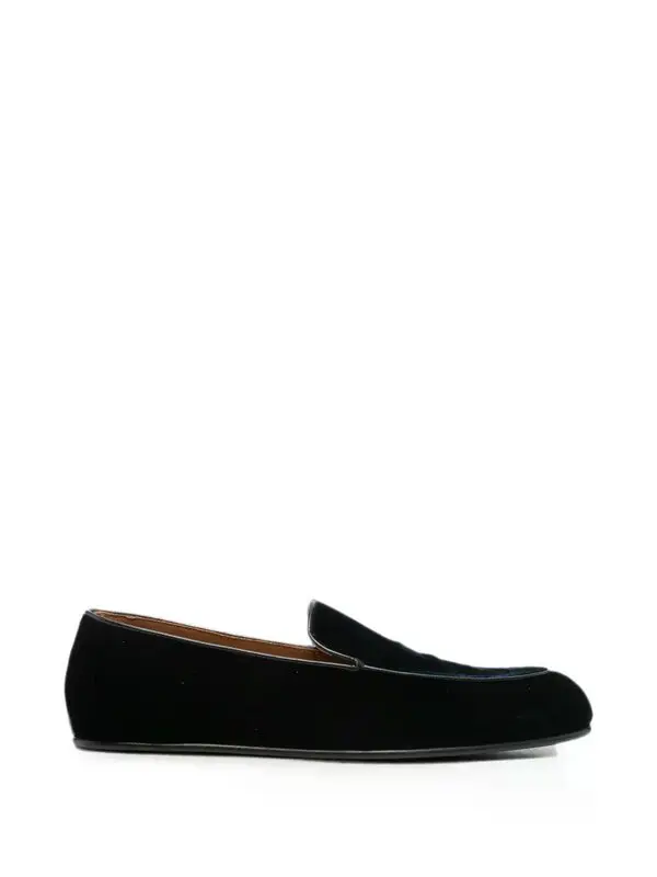 TOM FORD Piped Velvet Loafers