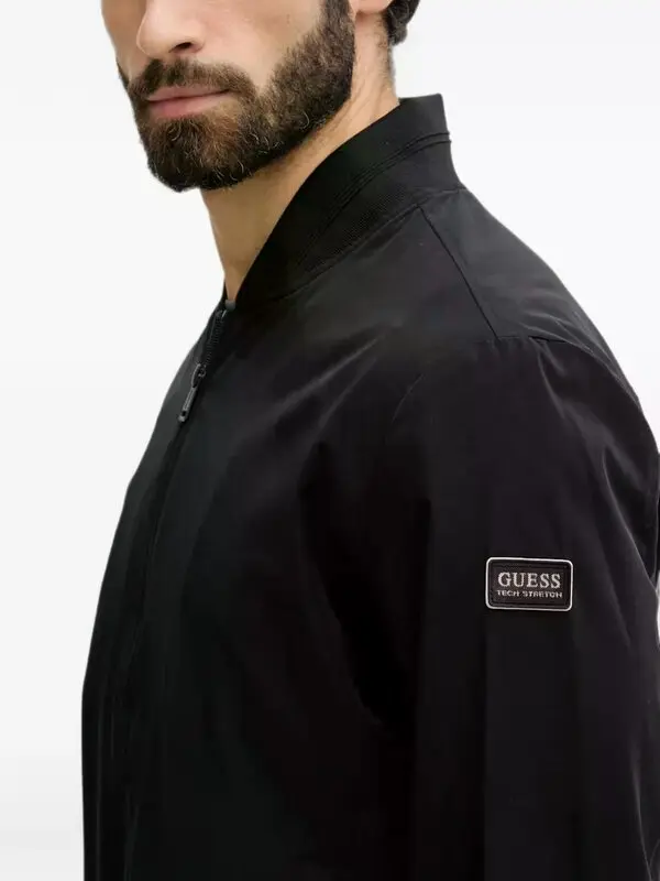 Guess Logo Patch Bomber Jacket