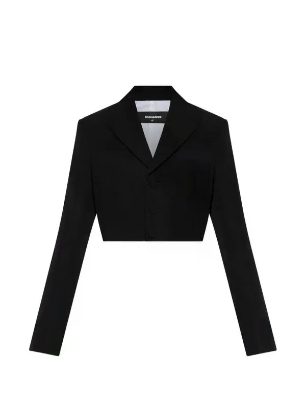 Dsquared2 Cropped Wool Jacket
