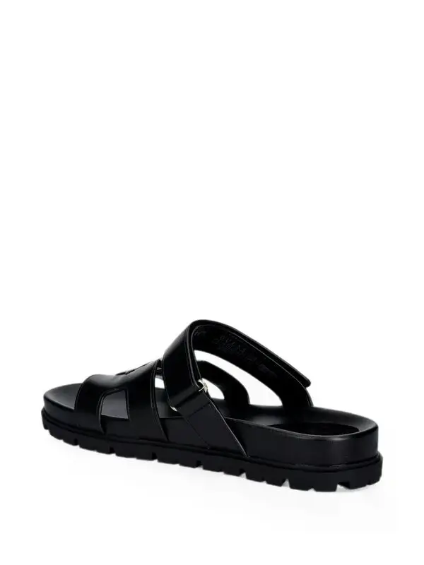 Guess Logo-embossed Touch-strap Sandals