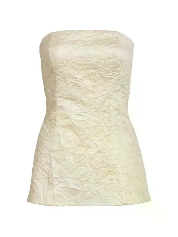 Silvia Tcherassi Astor Crinkled Effect Top