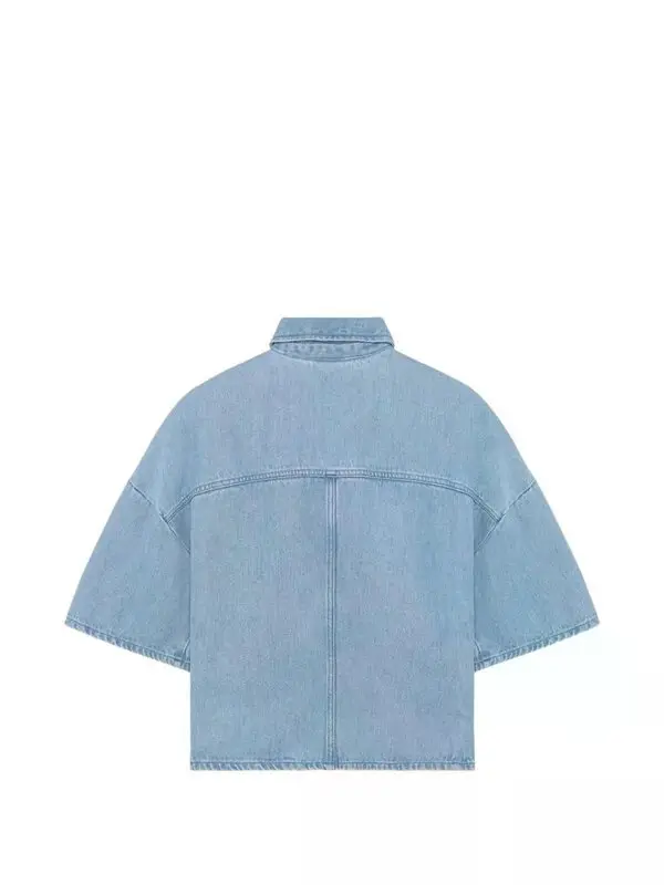 WON HUNDRED Gali Short-sleeve Denim Shirt